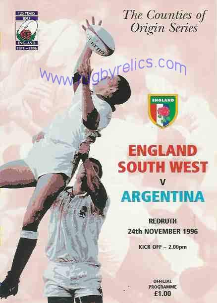 Historic Rugby Programmes
